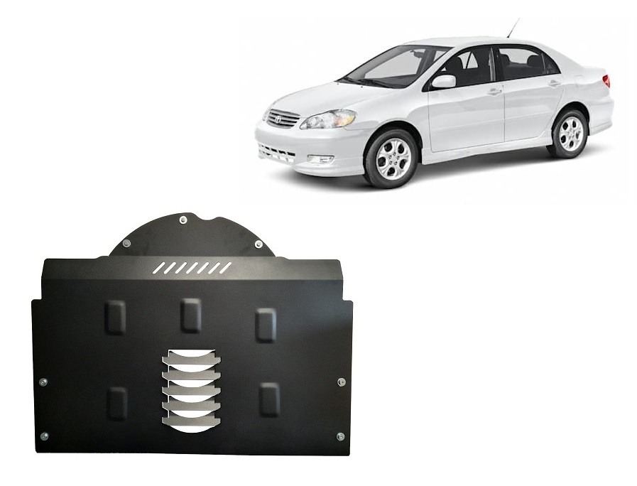 Steel catalytic converter guard/cat lock for Toyota Corolla (2002-2007)