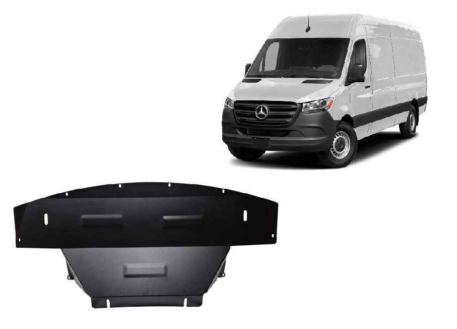 Steel sump guard for Mercedes Sprinter 907 4x4 (2024-2025)