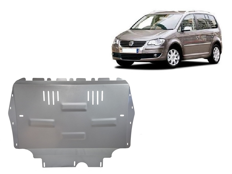 Aluminum sump guard for Volkswagen Touran (2010-2015)