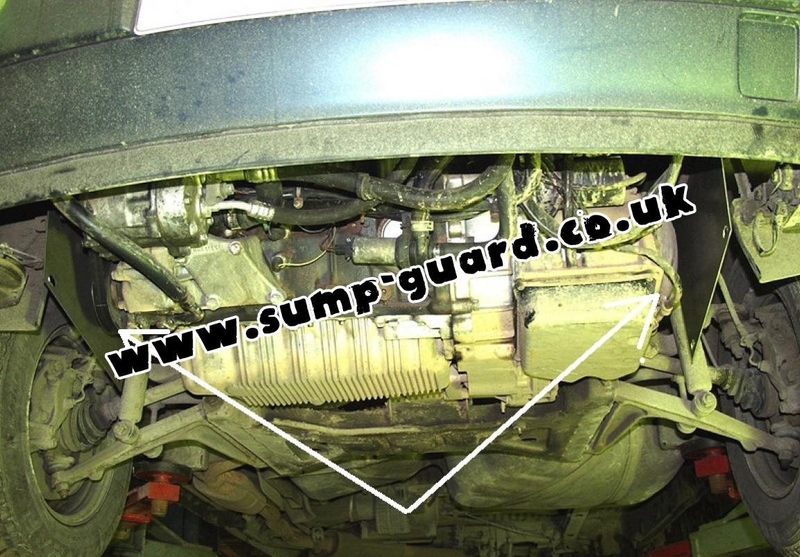 Steel sump guard for VW Transporter T4 Caravelle